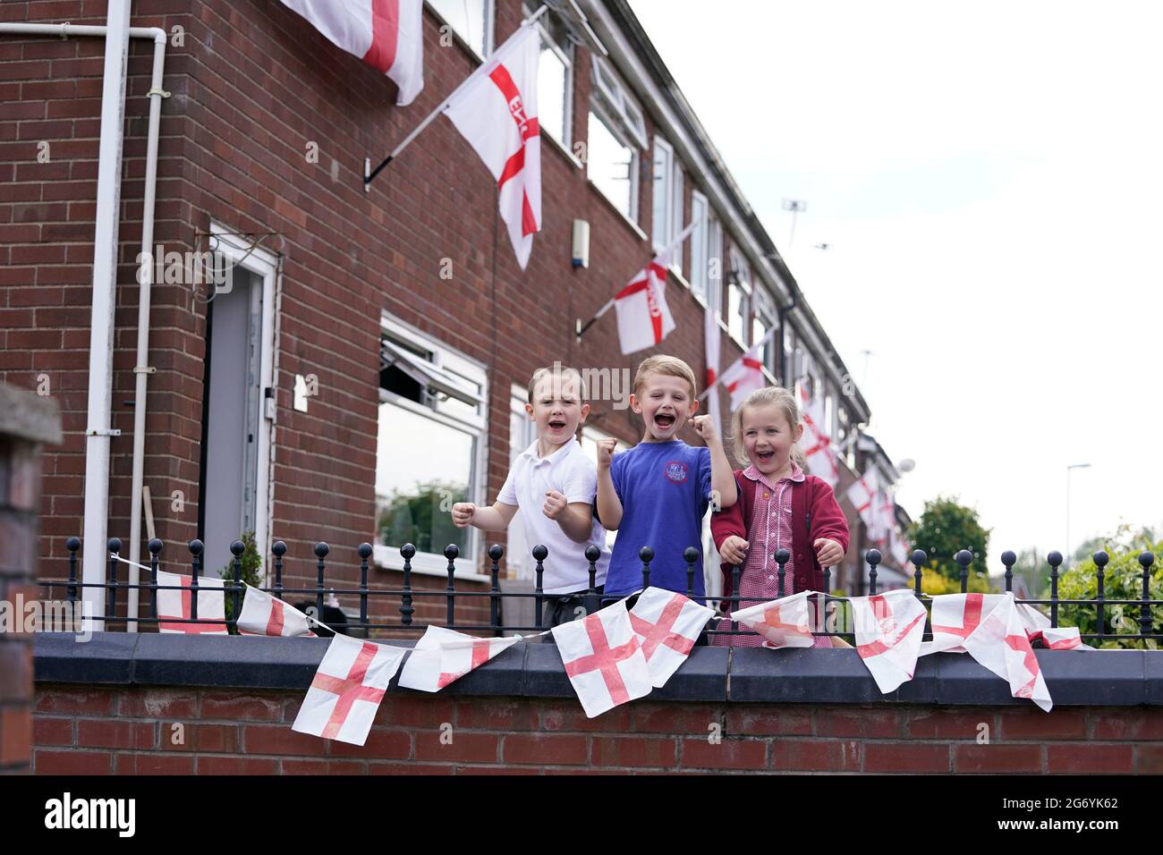 (left to right) Noah Butterworth, Harry Chamberlain and Aviana ...