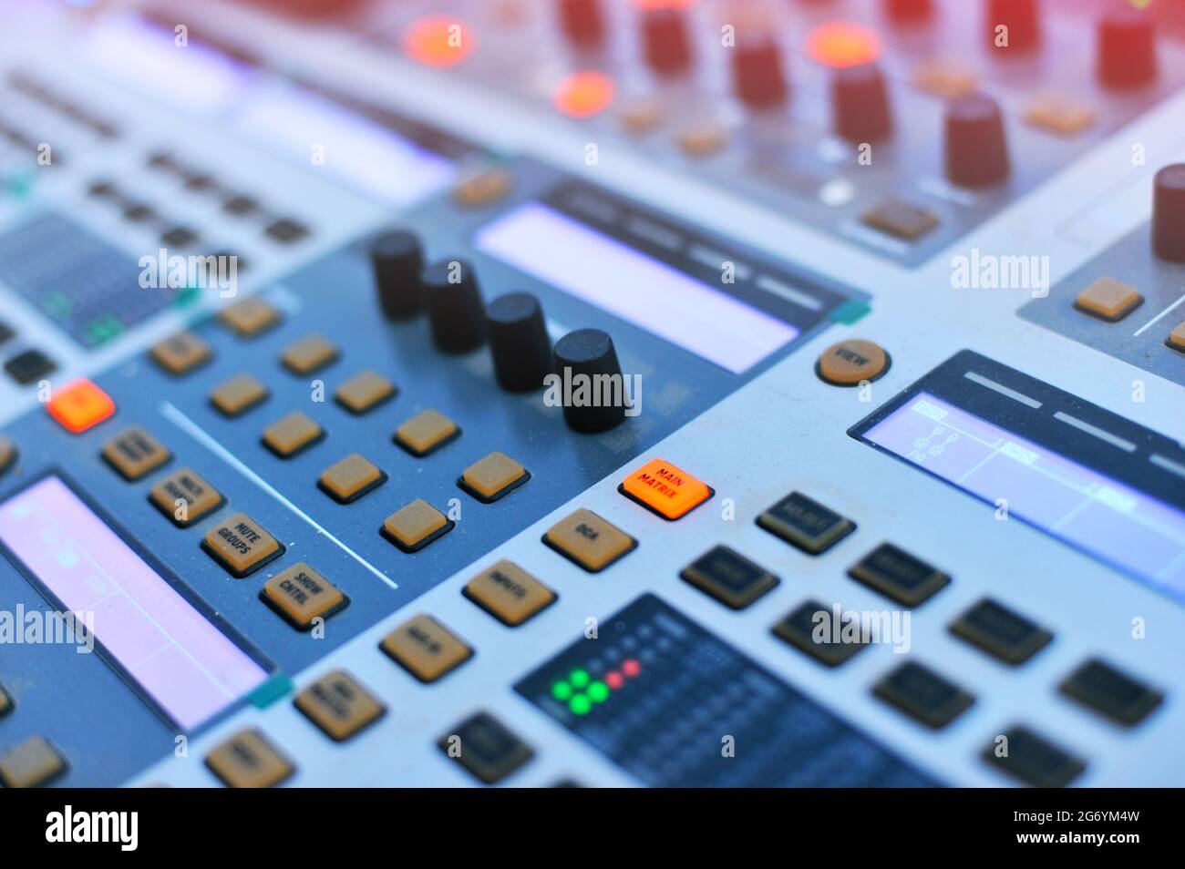 image of an professional audio mixer outdoor Stock Photo - Alamy