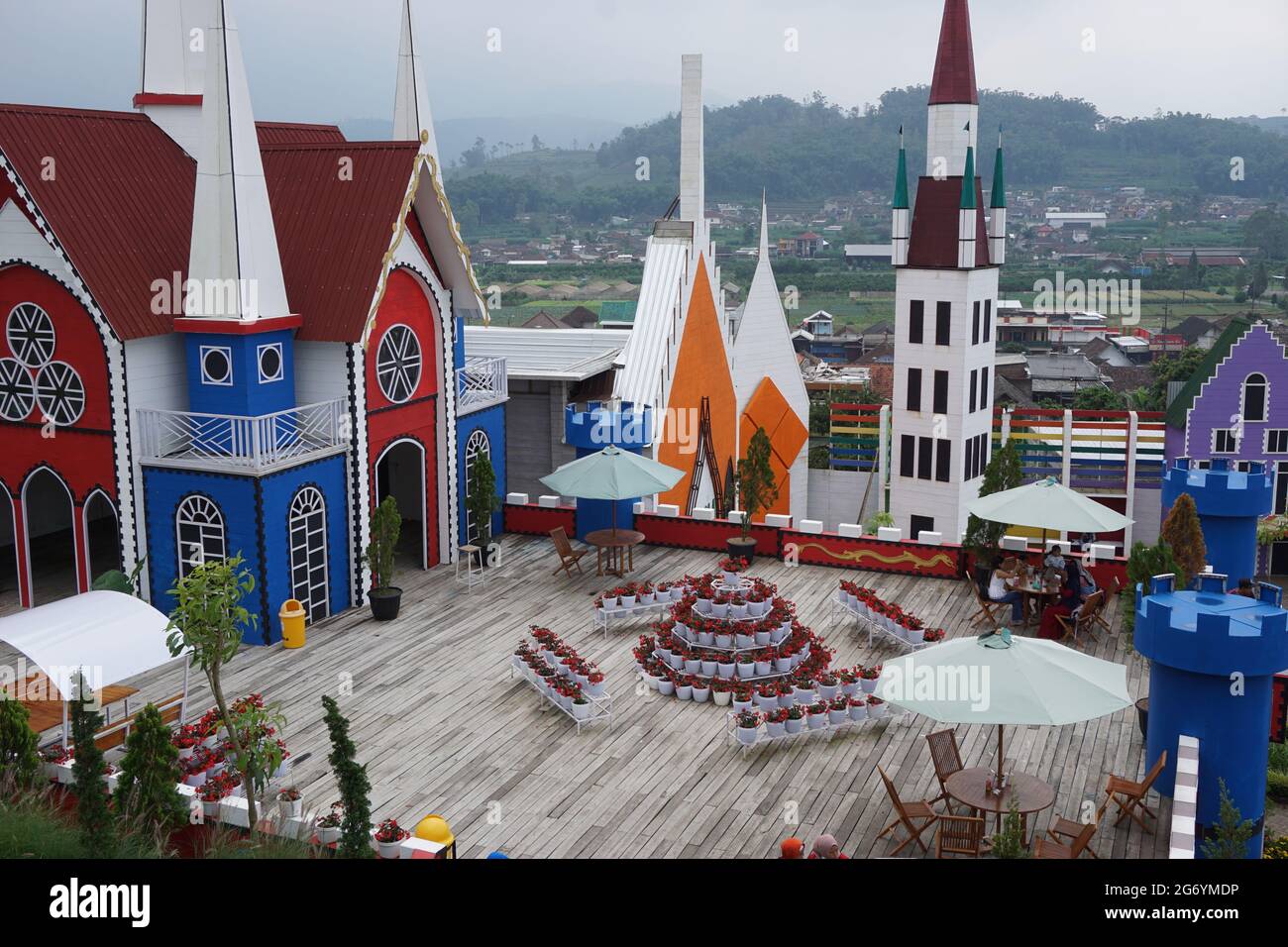 Malang, East Java, Indonesia - 10th May 2021: The good view Flora San ...