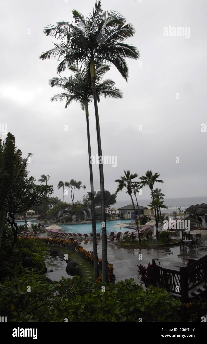 Maui .Hawaii islands ,USA Rainy day on maui island 24 January 2015 ...