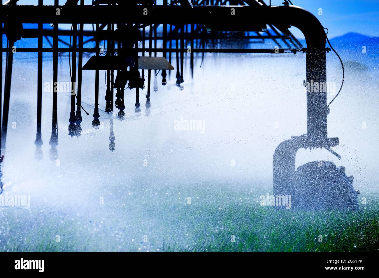 Modern irrigation system in farm hi-res stock photography and images ...