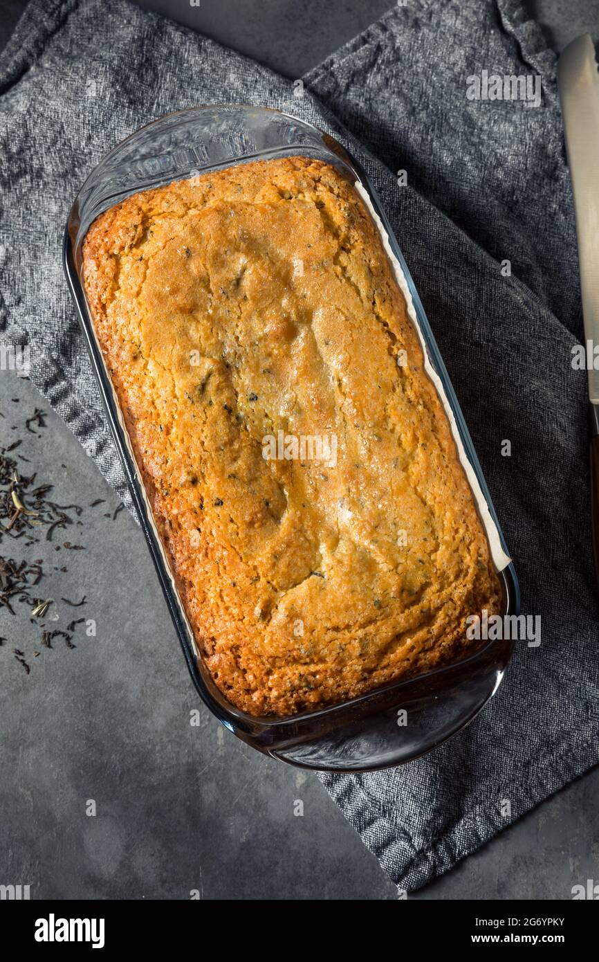 Homemade Earl Grey Tea Bread Loaf Ready to Eat Stock Photo - Alamy