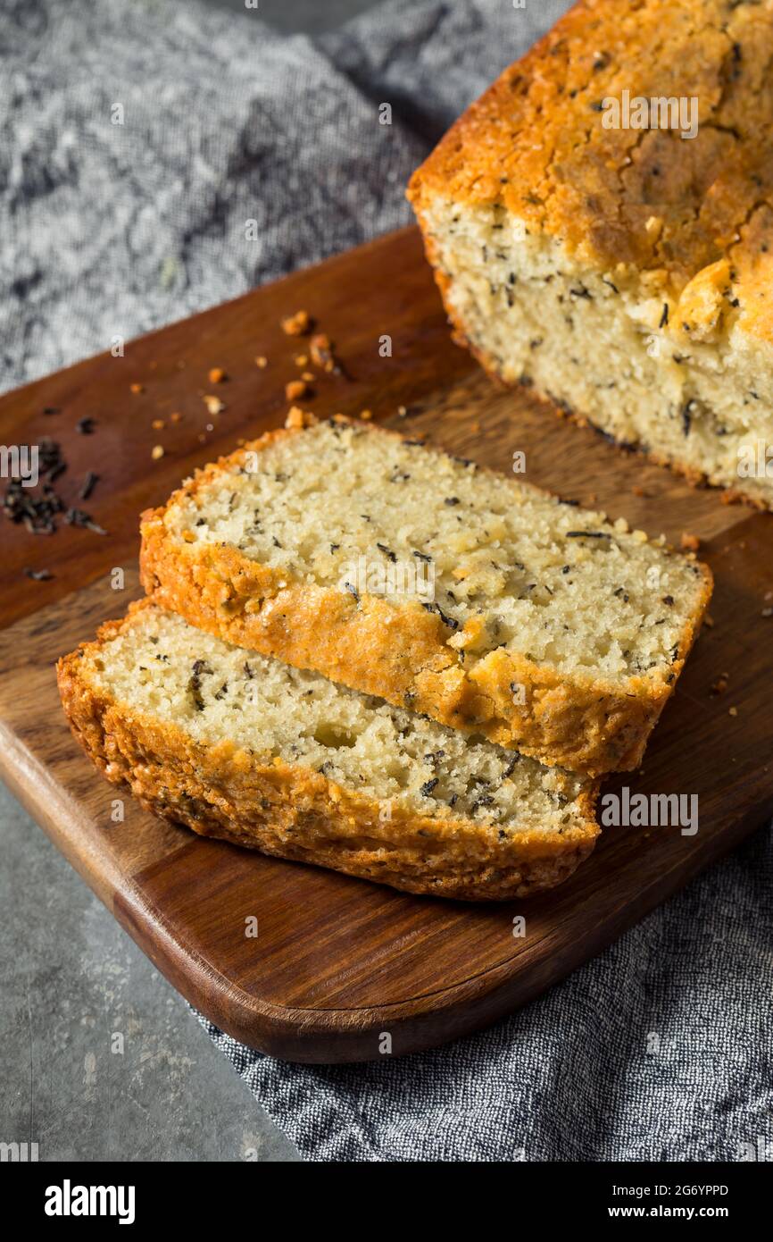 Homemade Earl Grey Tea Bread Loaf Ready to Eat Stock Photo - Alamy