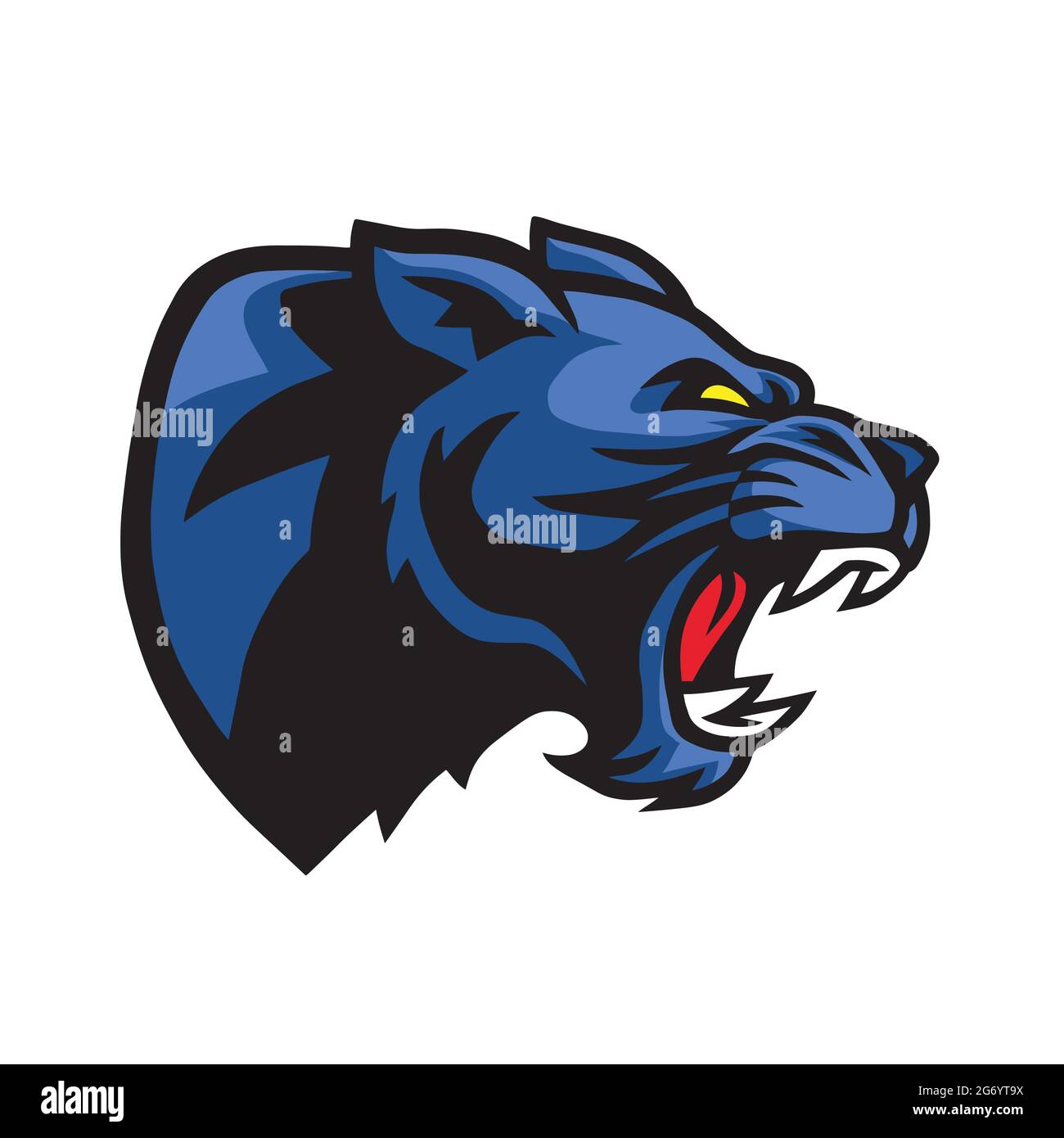 Black Panther Head Logo Design Vector Stock Vector Image & Art - Alamy