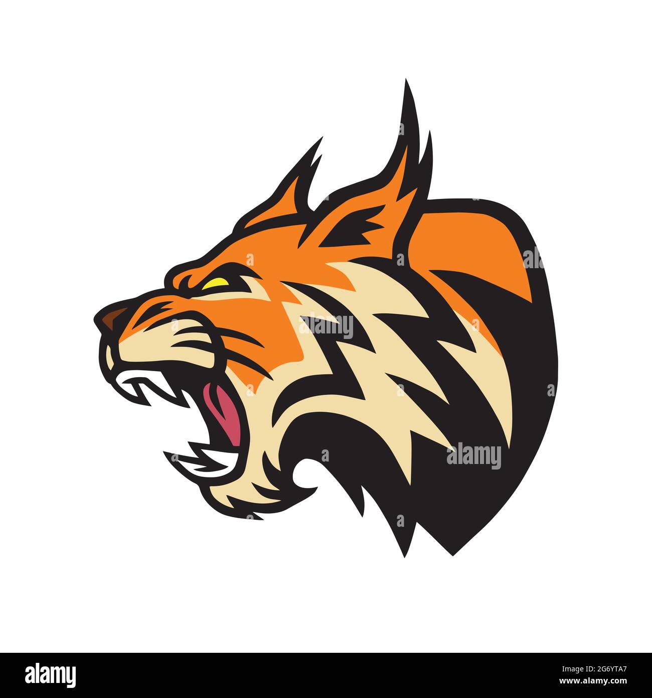Lynx Wildcat Logo Mascot Vector Stock Vector Image & Art - Alamy
