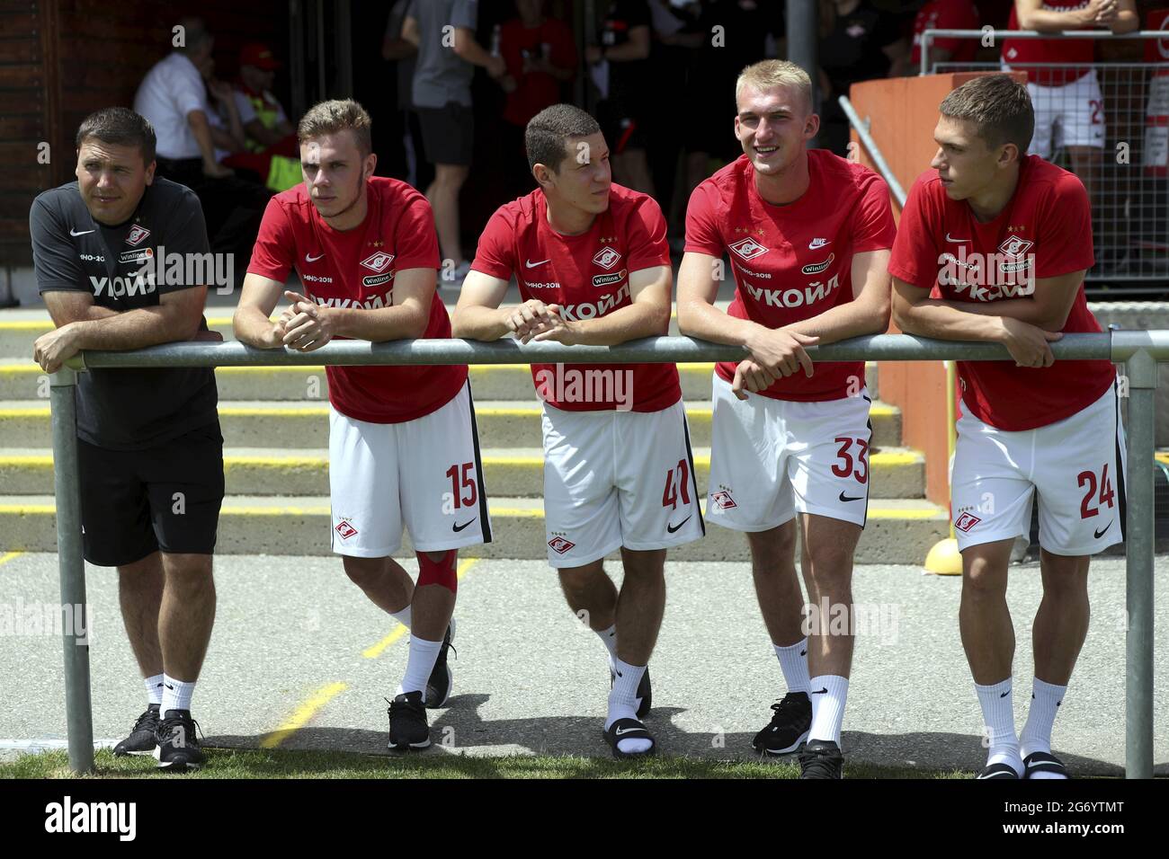 VILLACH, AUSTRIA, JULE 5, 2021. FC Spartak Training Camp in Austria ...