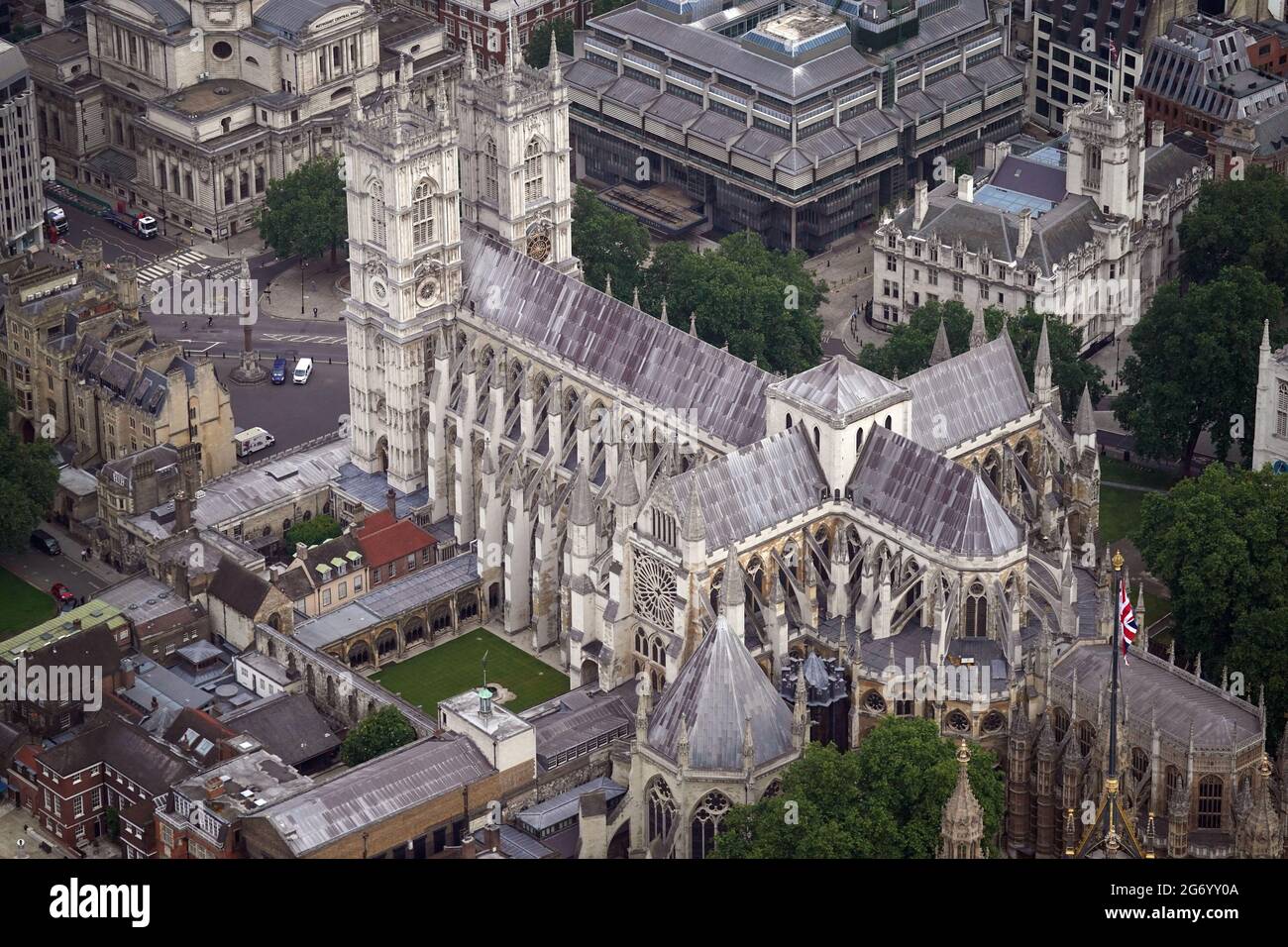 Aerial view of westminster hi-res stock photography and images - Alamy