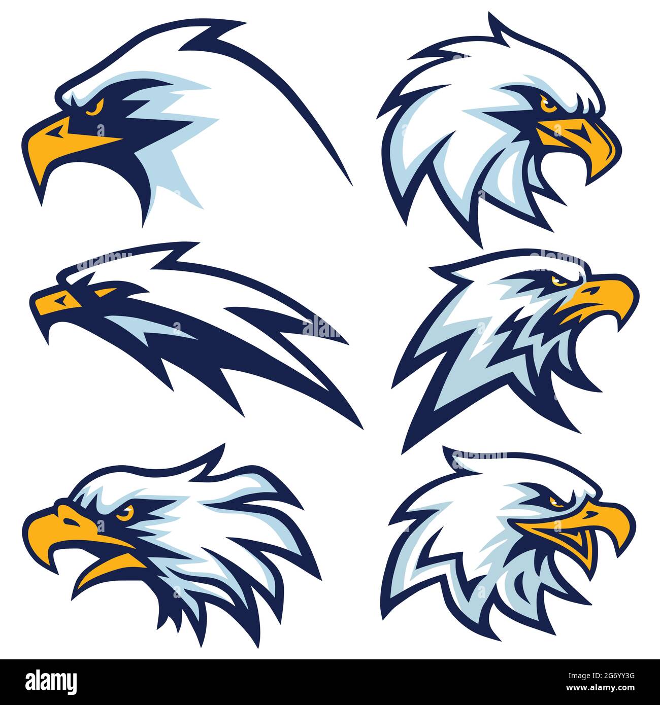 Set of Eagle Logo Vector Design Stock Vector Image & Art - Alamy
