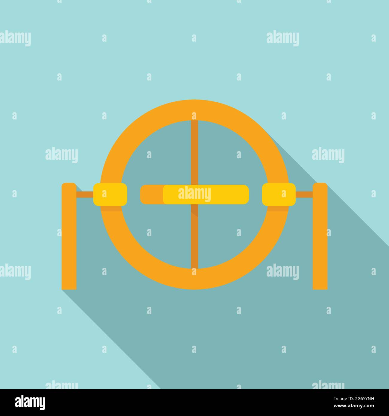 Gravity model icon flat vector. Accelerometer gyroscope Stock Vector ...