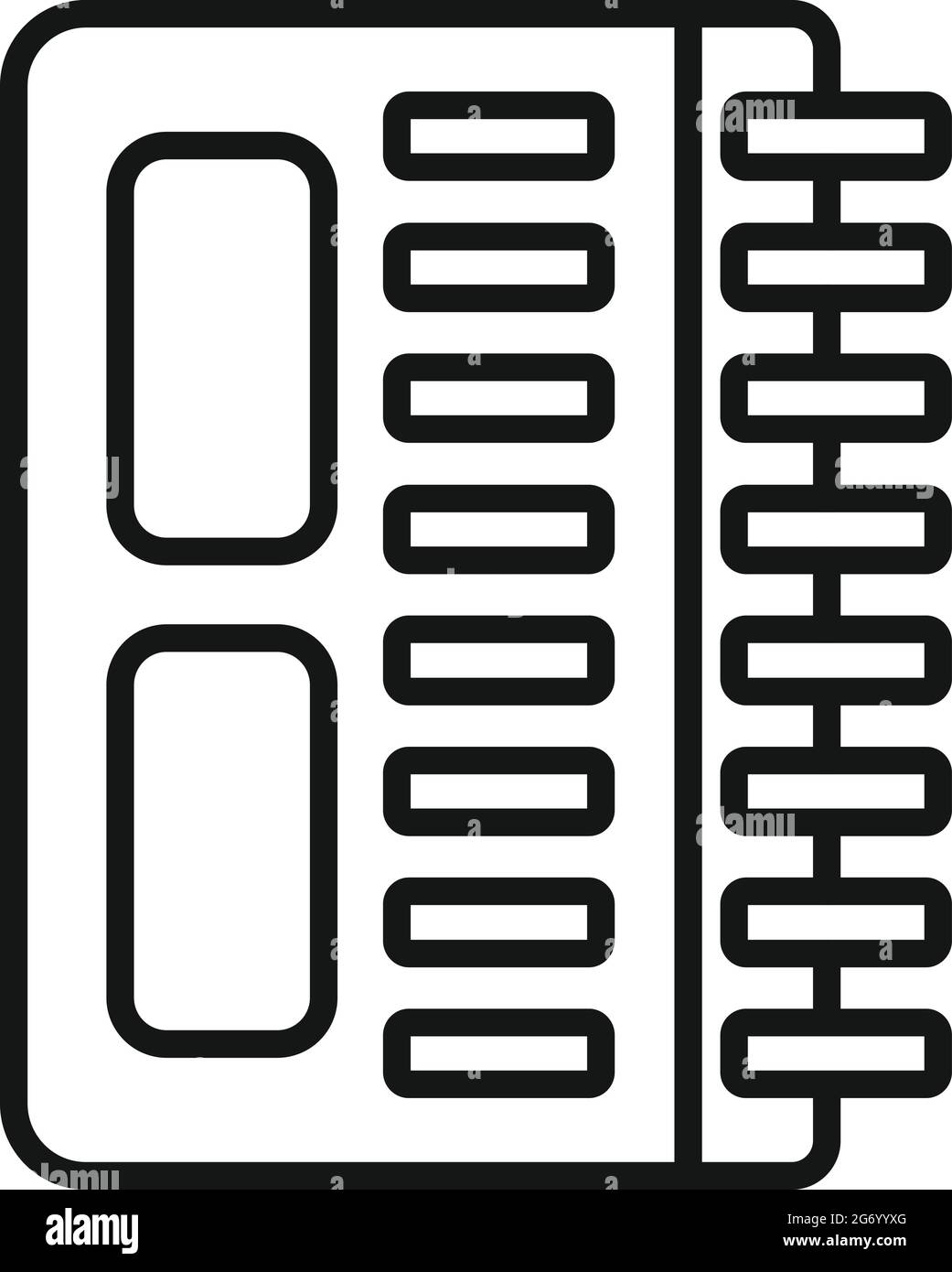 Gyroscope Processor Icon Outline Vector Accelerometer Phone Sensor