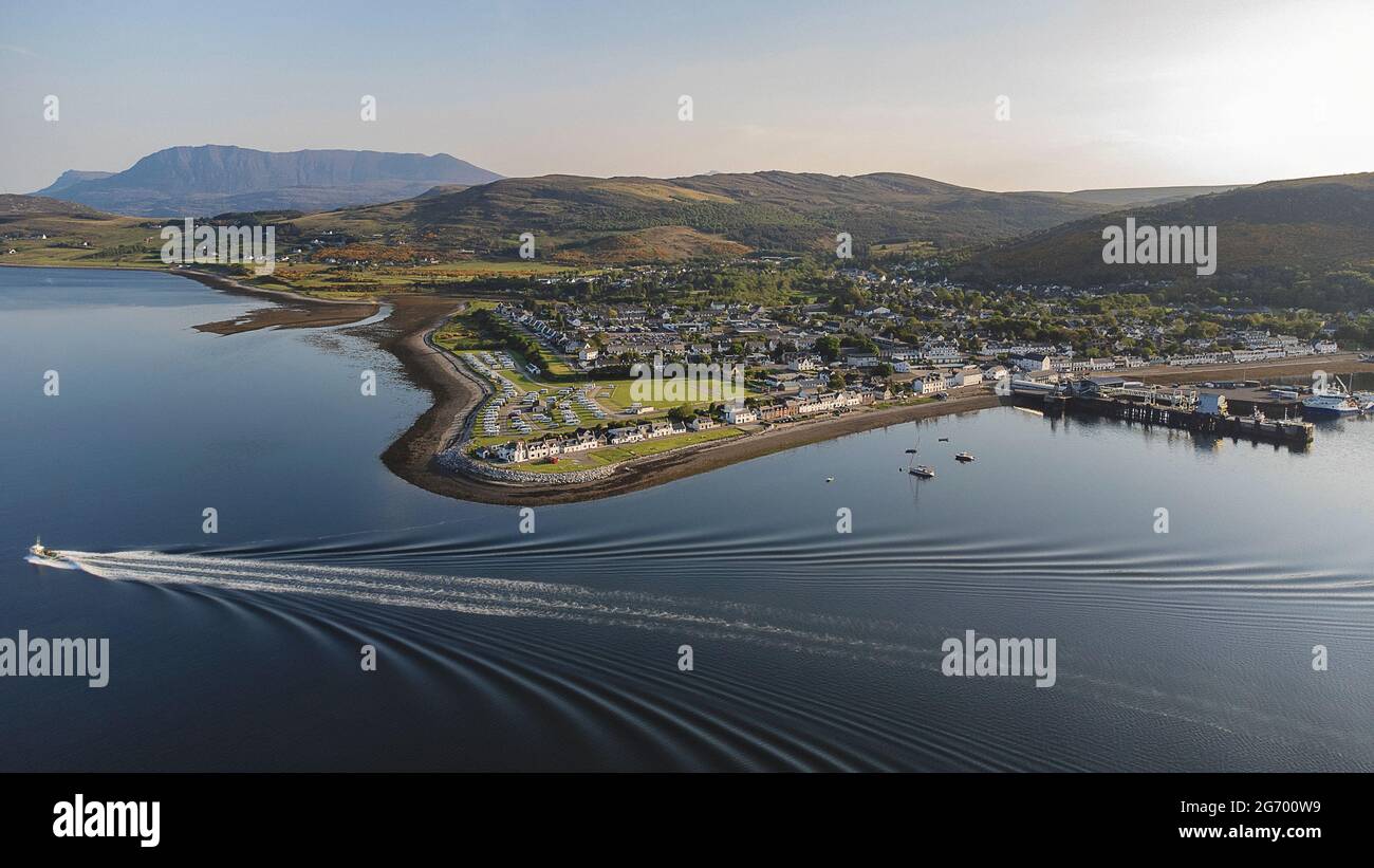 Ullapool aerial view hi-res stock photography and images - Alamy
