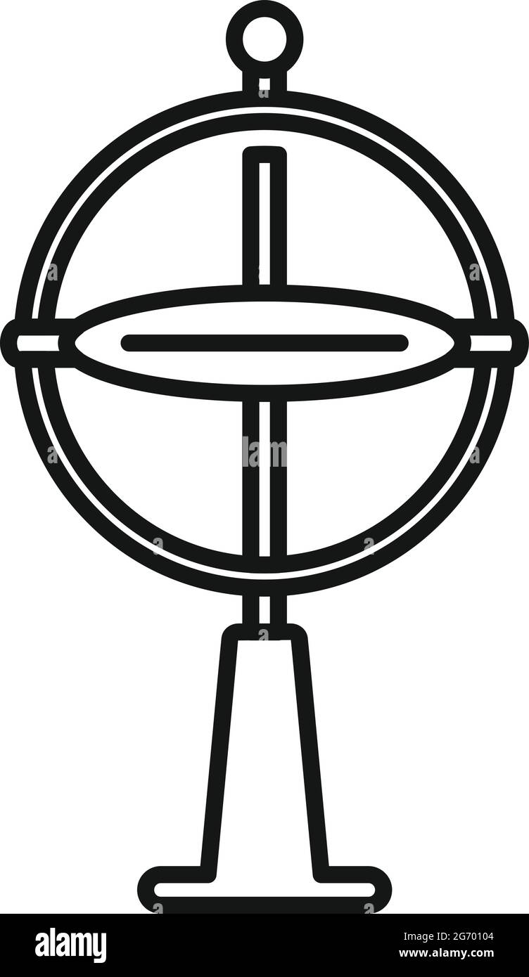 Gyroscope model icon outline vector. Accelerometer sensor Stock Vector ... Gyroscope model icon outline vector. Accelerometer sensor Stock Vector ...
