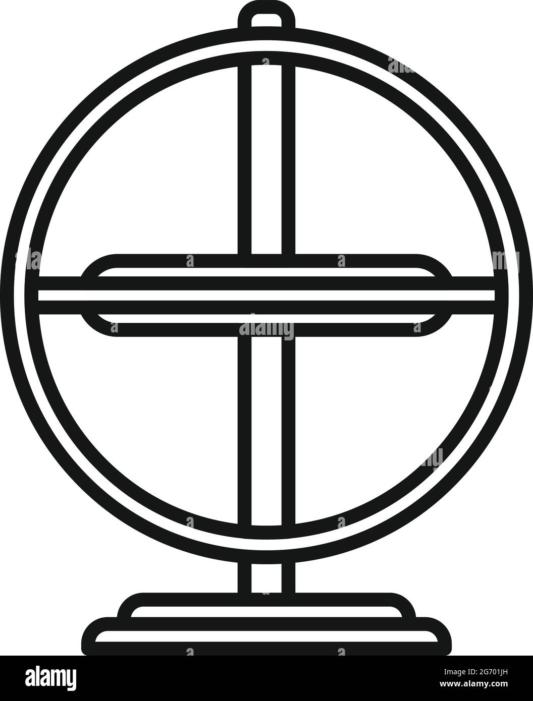 Smart gyroscope icon outline vector. Gyro accelerometer Stock Vector ...