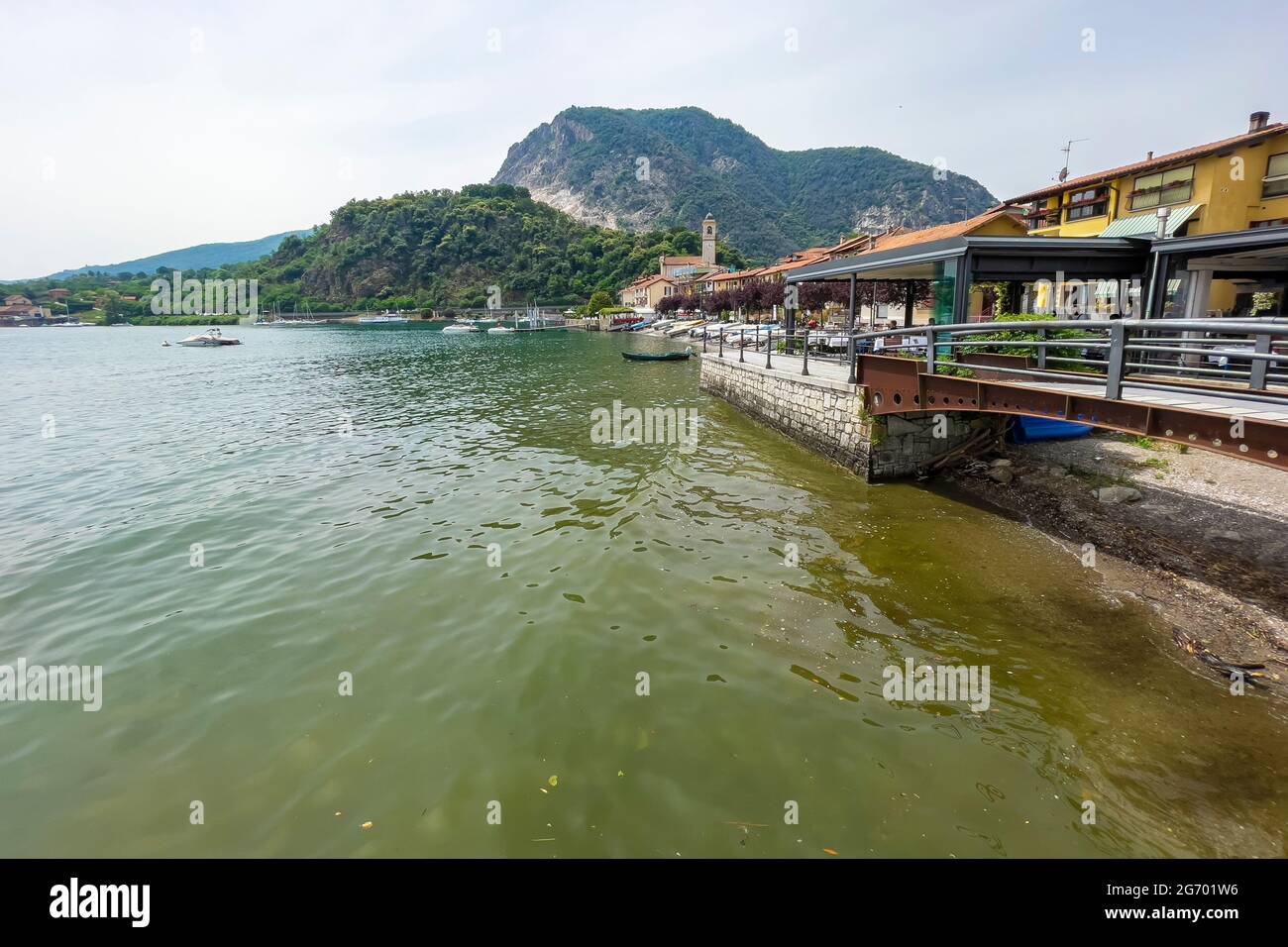 Relaying at the small village Feriolo-Baveno at the Lago Maggiore ...