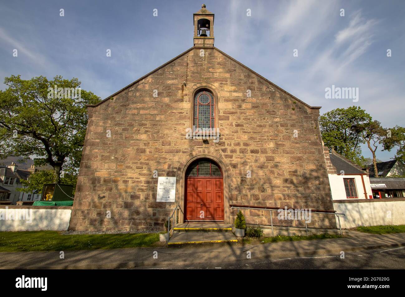 The Church of Scotland in Ullapool, Scottish Highlands, UK Stock Photo ...