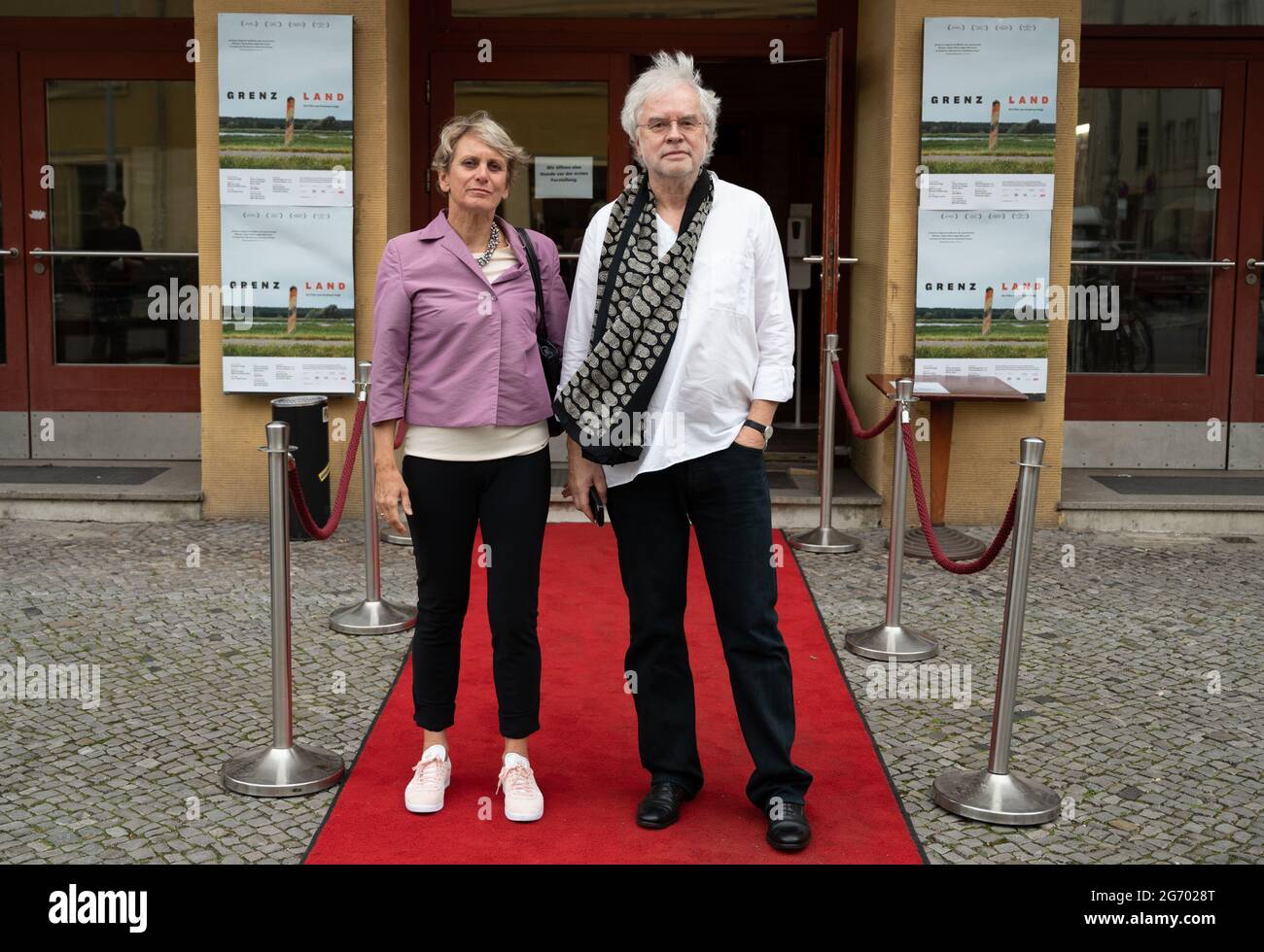 Berlin, Germany. 09th July, 2021. Barbara Etz, producer, and Andreas ...
