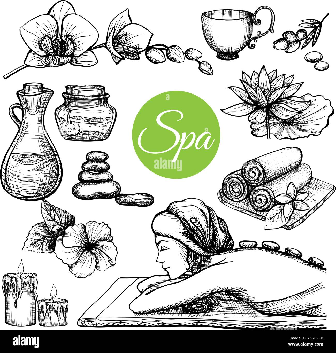 Body Treatment Vector Vectors High Resolution Stock Photography and ...