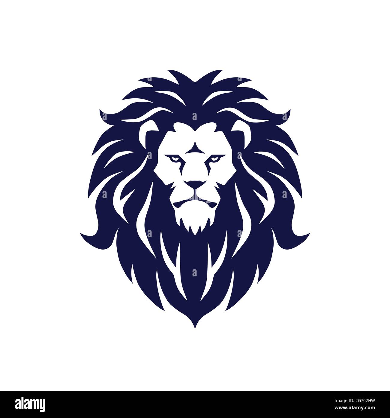 Lion Logo Design Vector Mascot Illustration Stock Vector Image & Art ...