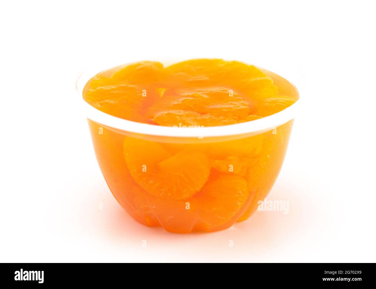 Manderine Oranges Slices Isolated on a White Background Stock Photo - Alamy