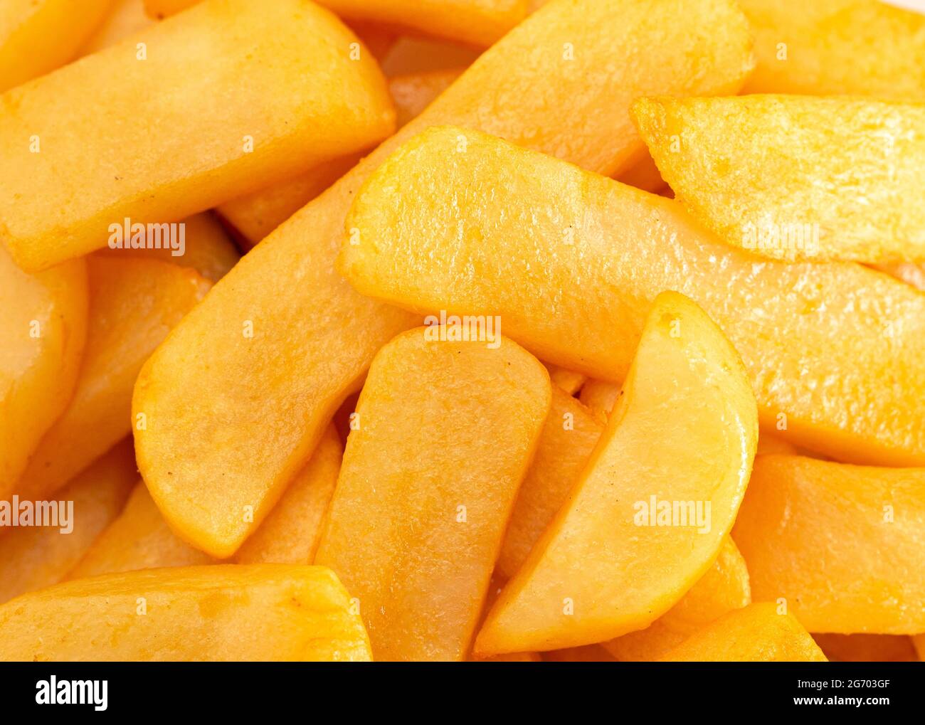 A Background of Chunky Steak Fries Stock Photo - Alamy