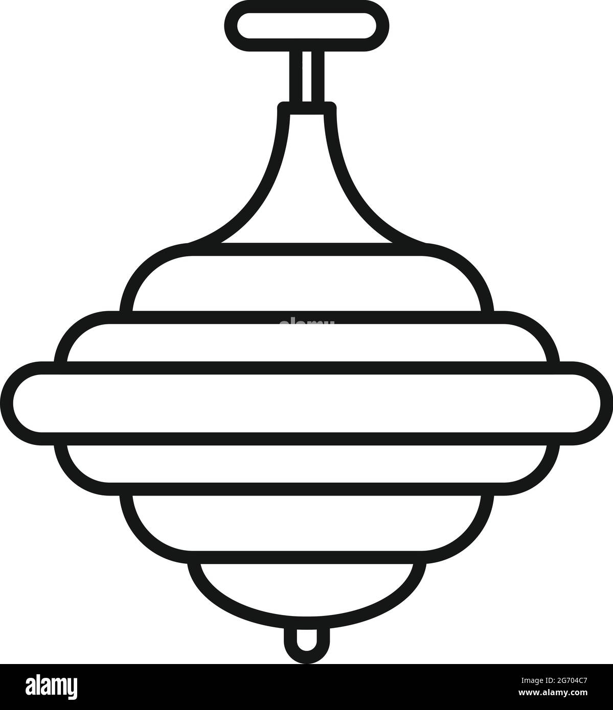 Toy Top Clipart Black And White