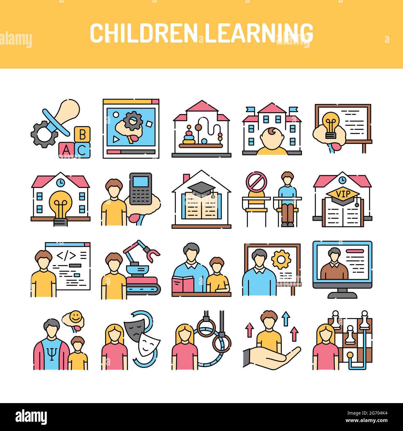 Kids Learning Icon
