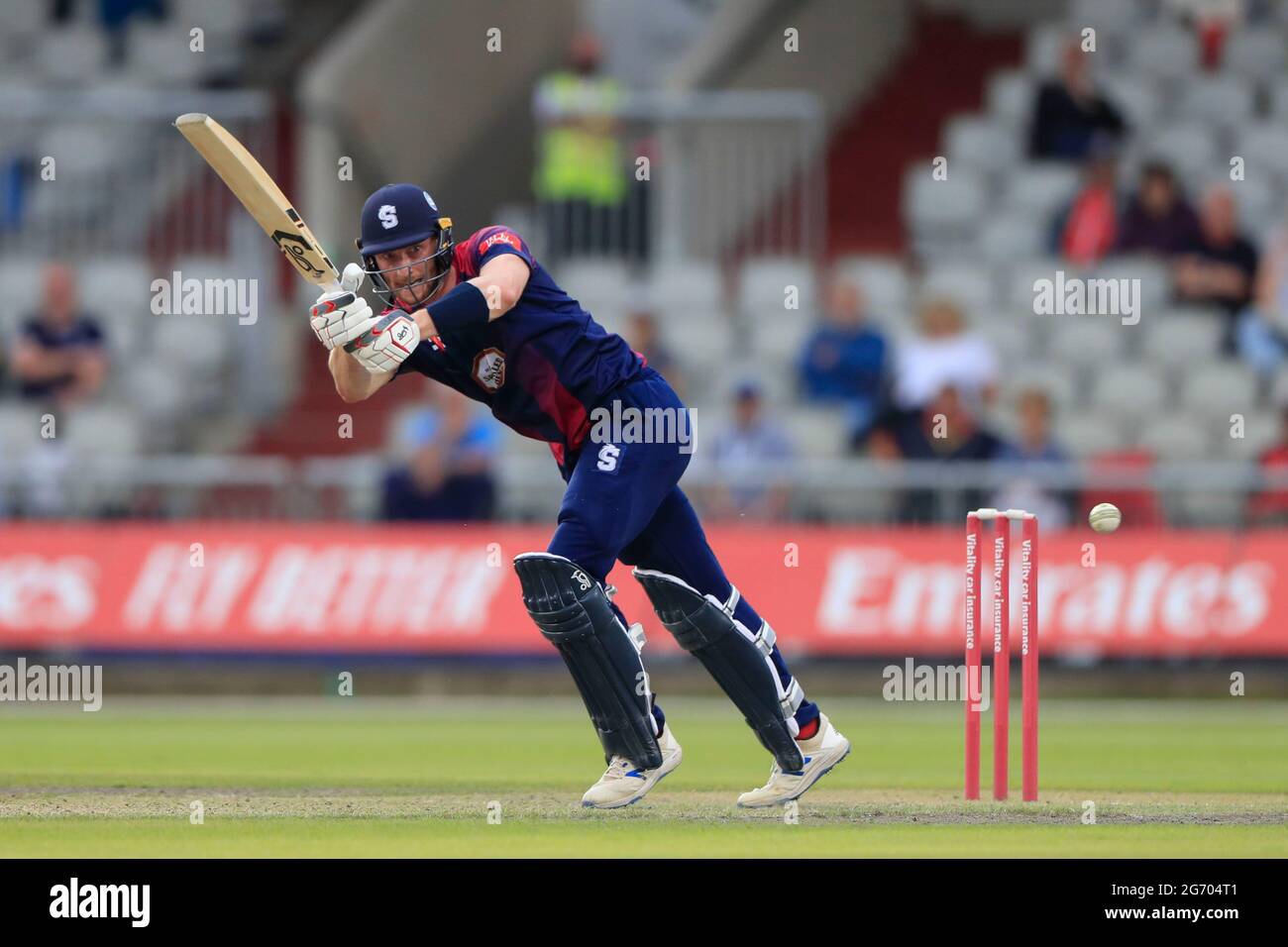 Rob Keogh batting for Northampton Steelbacks Stock Photo - Alamy