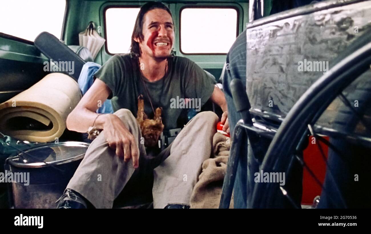 USA. Edwin Neal in a scene from the (C)Bryanston Distributing movie: The Texas Chain Saw ...