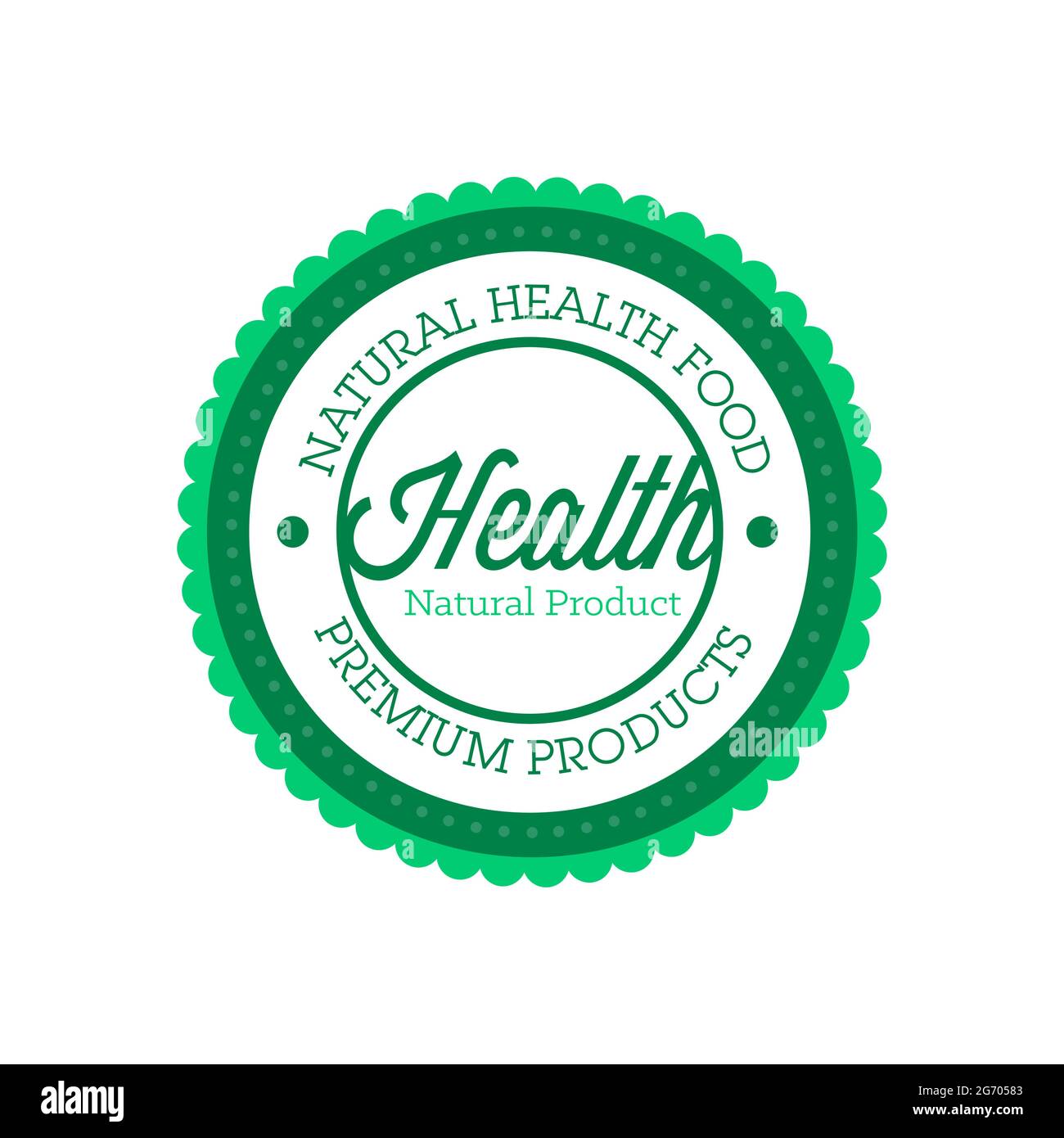 Food badge label vector icon symbol design illustration. Organic food ...