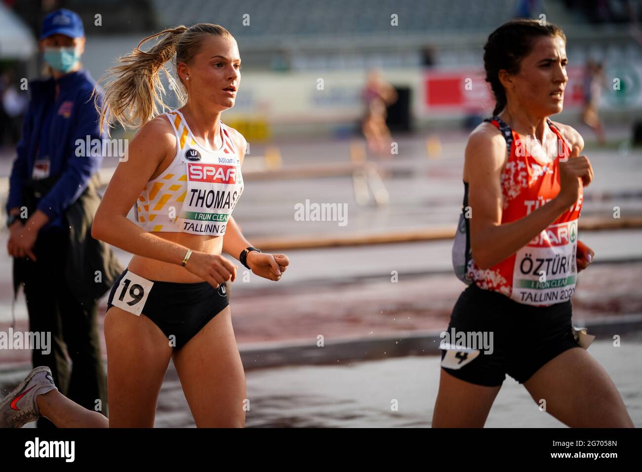 Juliette Thomas pictured in action during the women's 10000m, at the ...