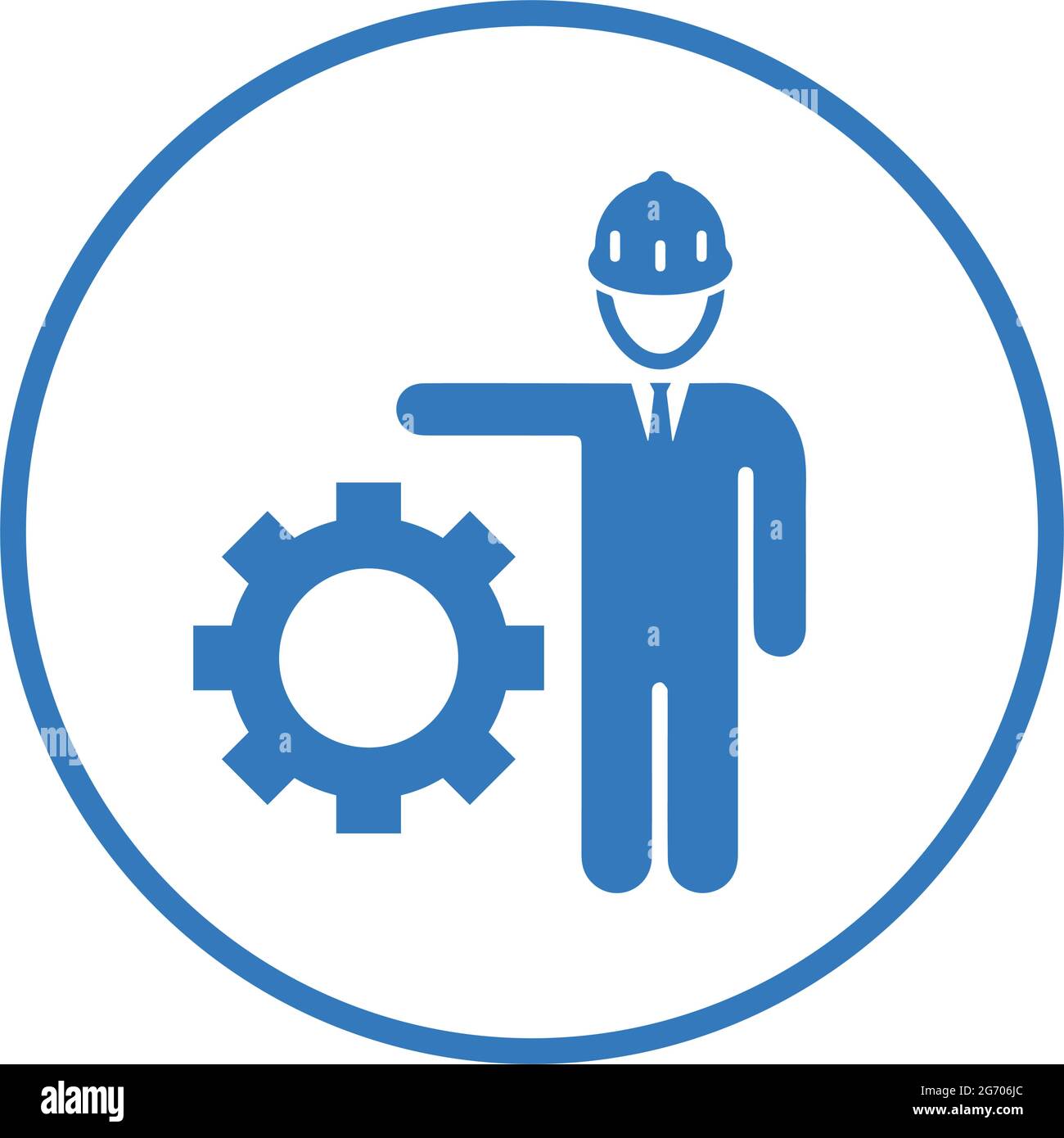 Builder, engineer, developer icon - Use for commercial purposes, print ...