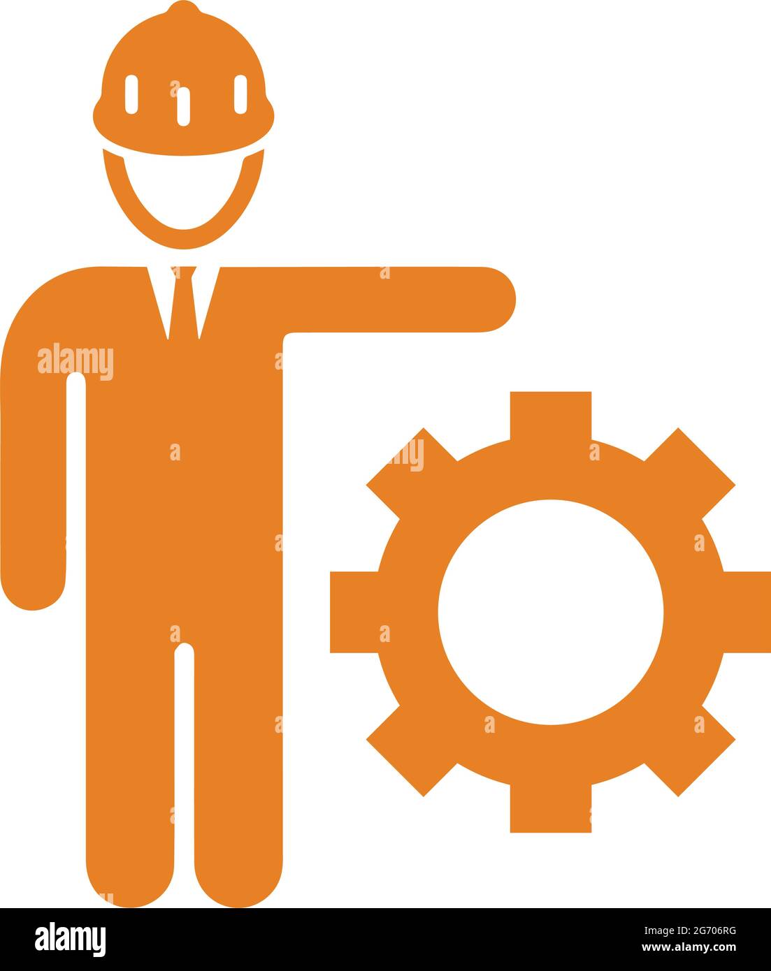 Builder, engineer, developer icon - Use for commercial purposes, print ...