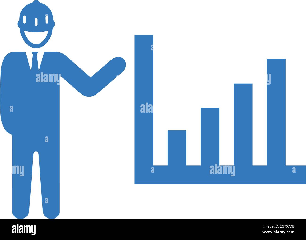 Development, progress icon is isolated on white background. Use for ...