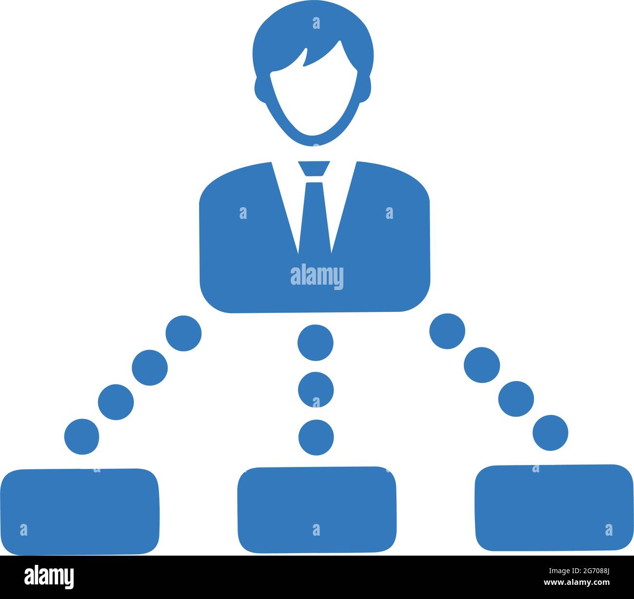 Management, hierarchy icon - Vector EPS file. Perfect use for print ...