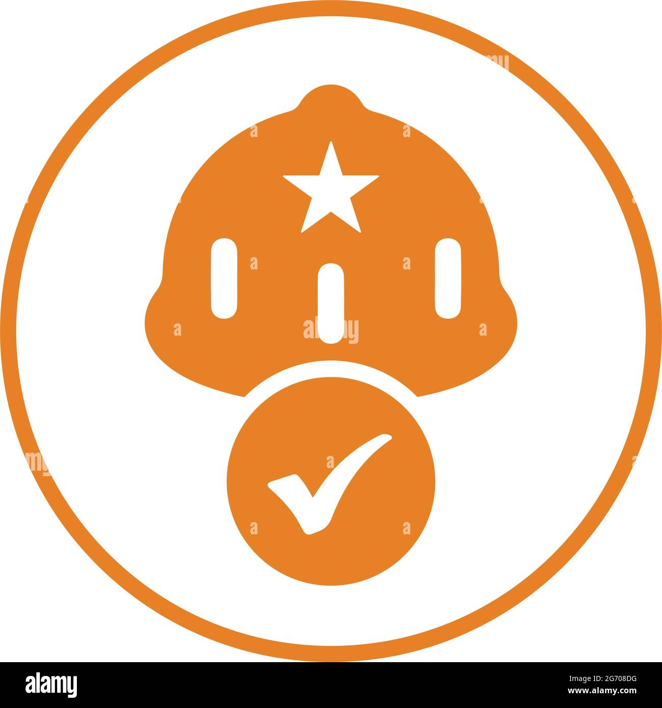 Safety, helmet, ok icon - Simple editable vector EPS file Stock Vector ...