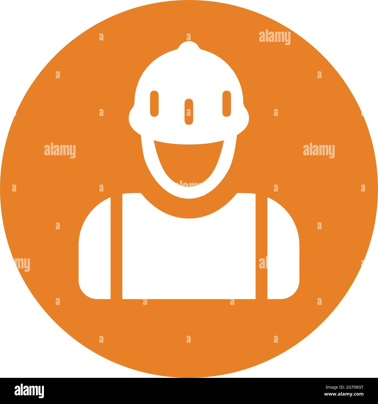 Serviceman, work icon - Simple editable vector EPS file Stock Vector ...