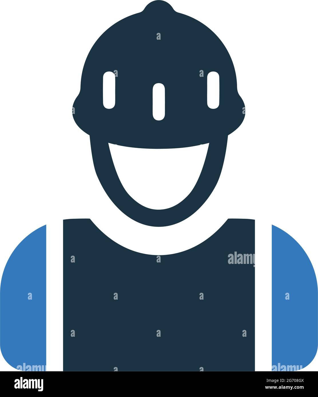 Serviceman, work icon - Simple editable vector EPS file Stock Vector ...