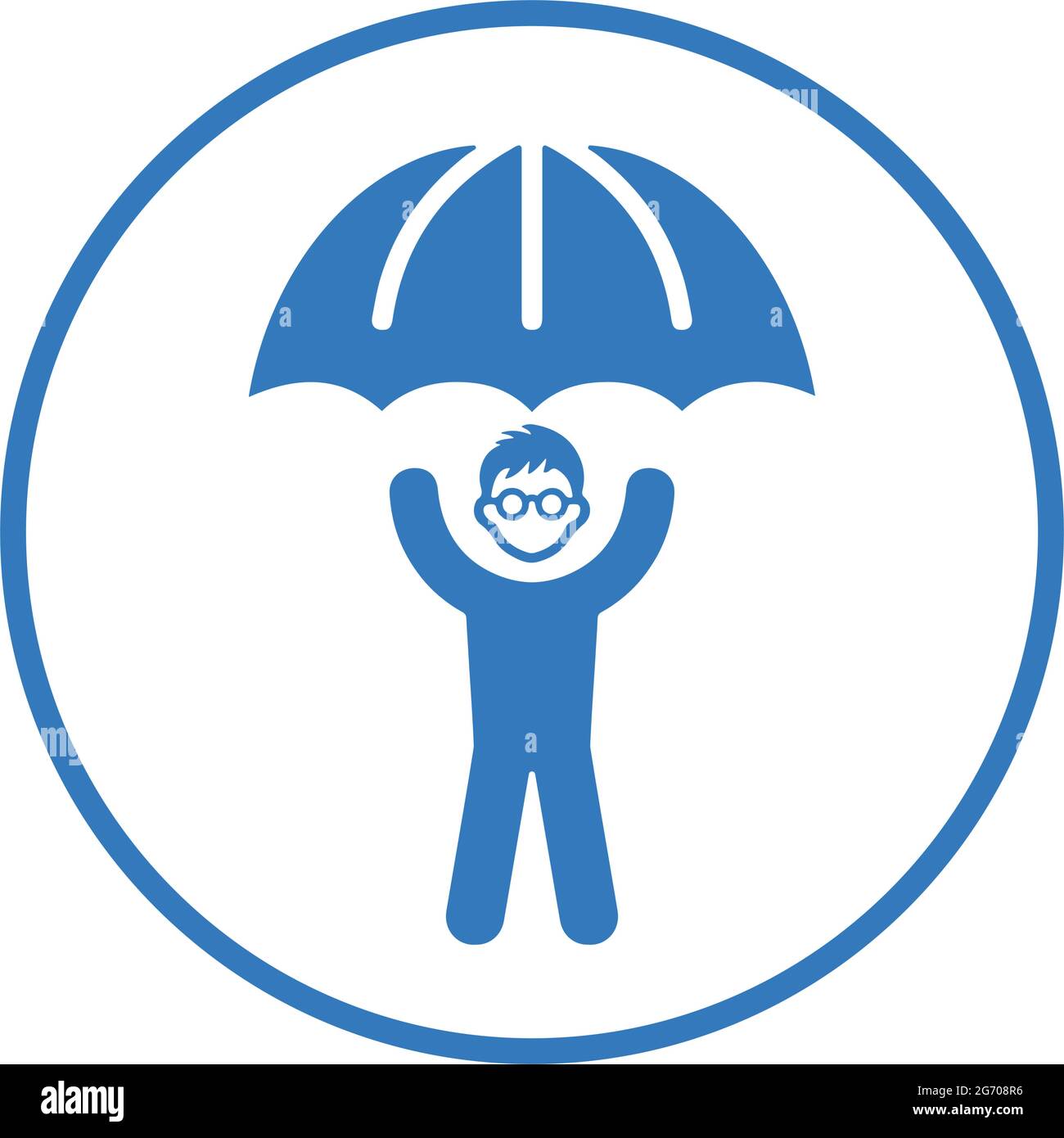 Protect, umbrella icon - Vector EPS file. Perfect use for print media ...