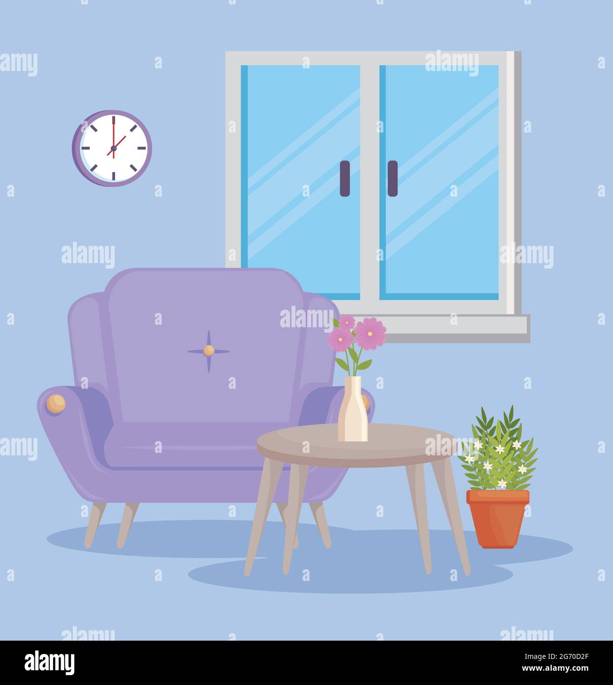 home livingroom scene Stock Vector Image & Art - Alamy
