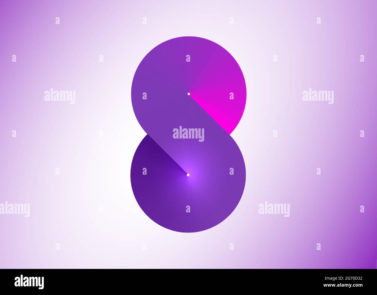 Pink And Purple Infinity Sign