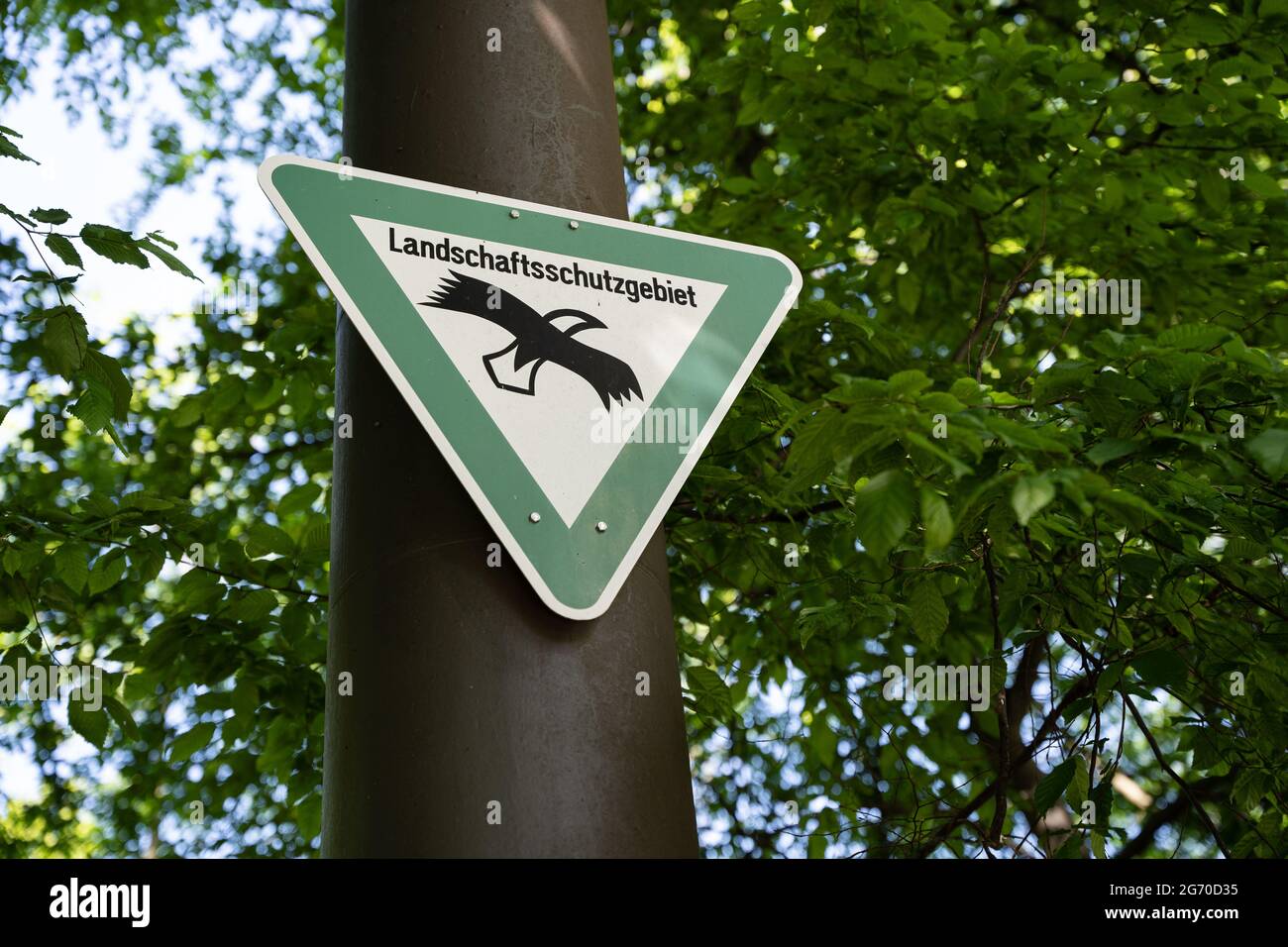 Sign of nature protection Stock Photo - Alamy