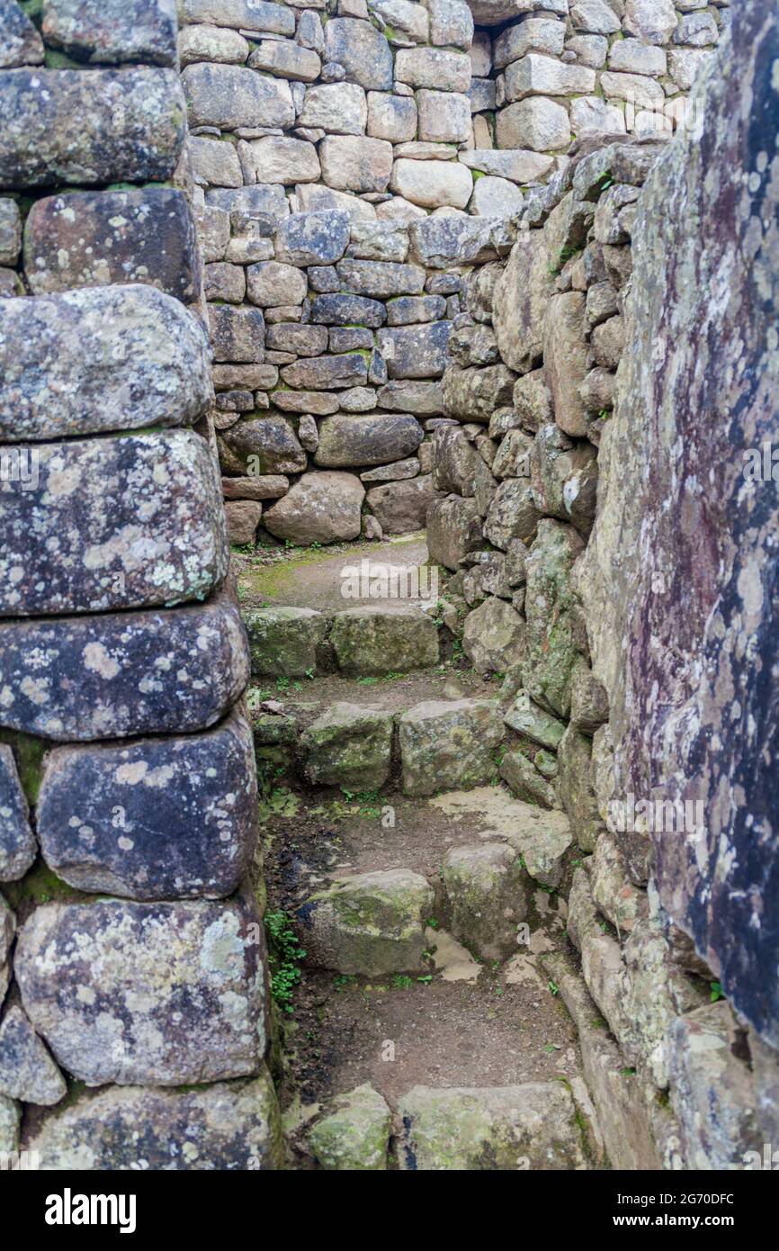 Inca stairs hi-res stock photography and images - Alamy