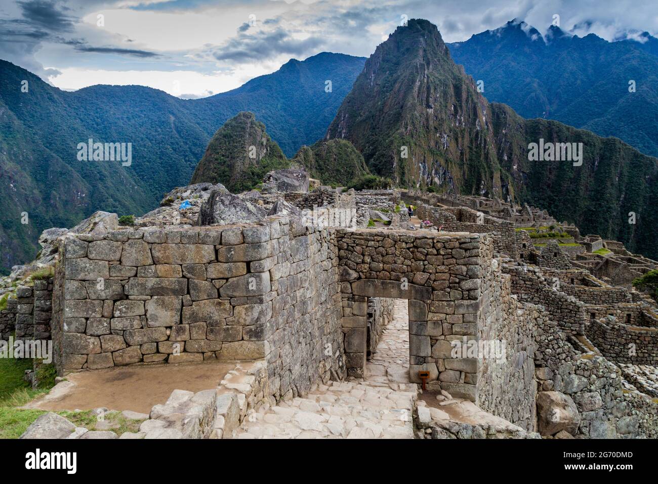 Machu picchu entrance hi-res stock photography and images - Alamy
