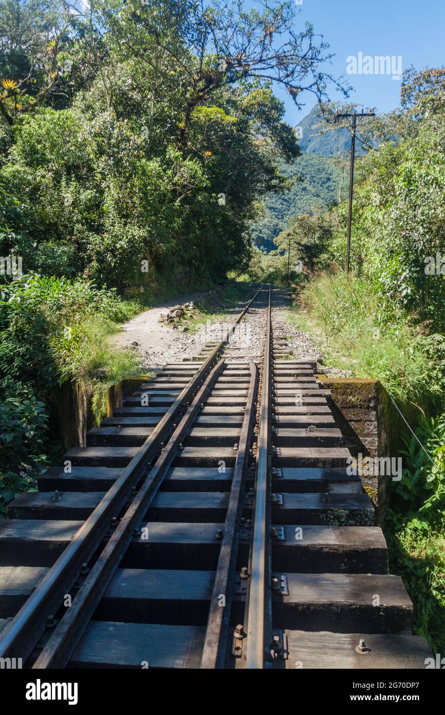 Peru railway train hi-res stock photography and images - Alamy