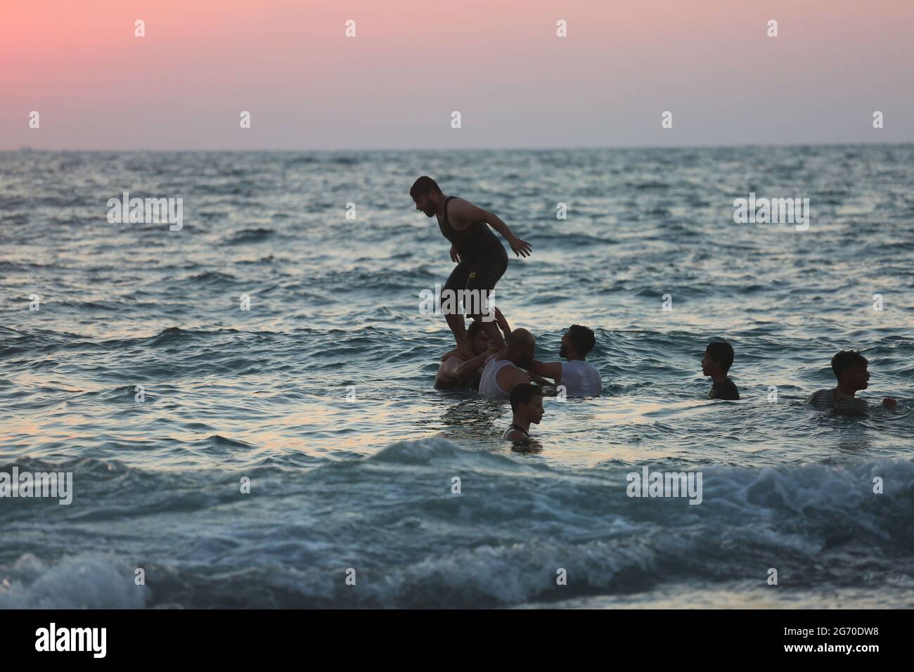 Deir al-Balah, The Gaza Strip, Palestine. 9th July, 2021. Palestinians ...