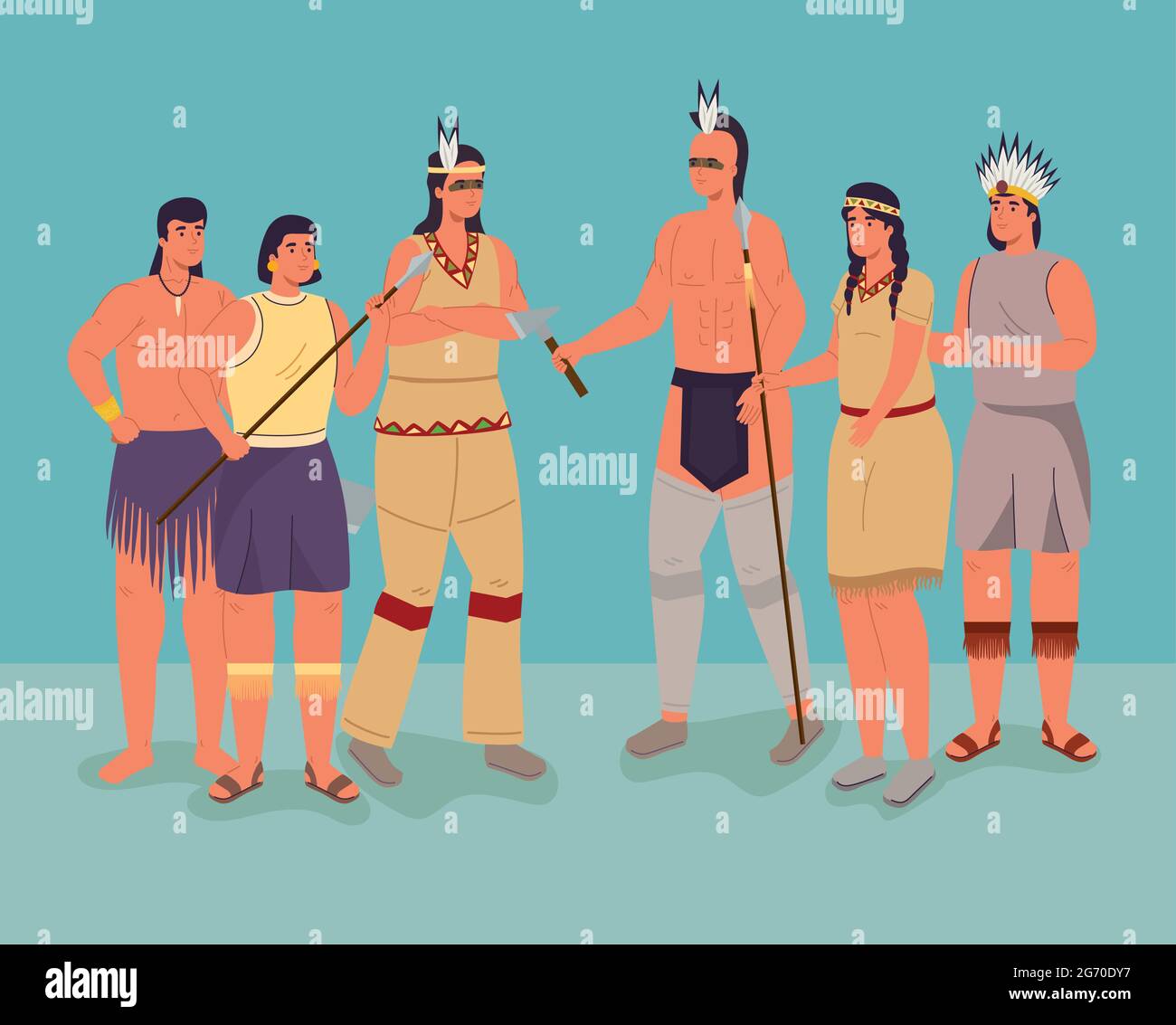Indigenous scene Stock Vector Images - Alamy