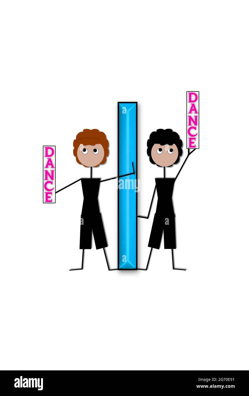 The letter I, in the alphabet set "Dance Kids" is outlined in black ...