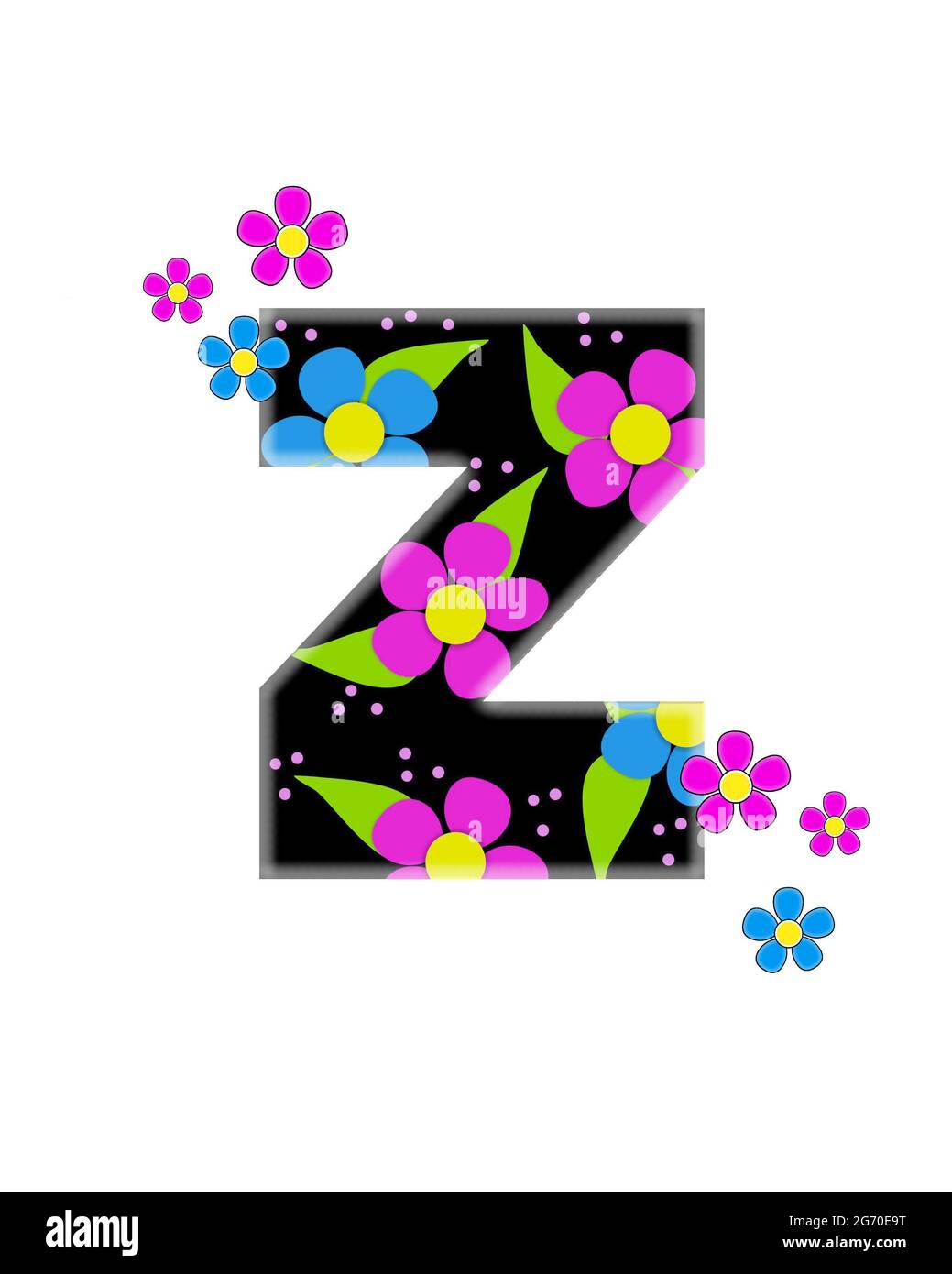 The Letter Z In The Alphabet Set Flower Topia Is Black And Filled the-letter-z-in-the-alphabet-set-flower-topia-is-black-and-filled