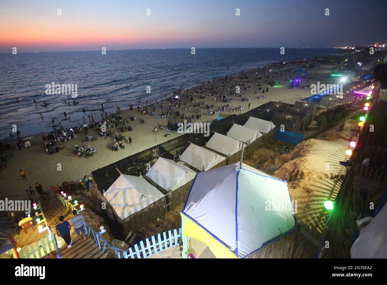 Deir al-Balah, The Gaza Strip, Palestine. 9th July, 2021. Palestinians ...