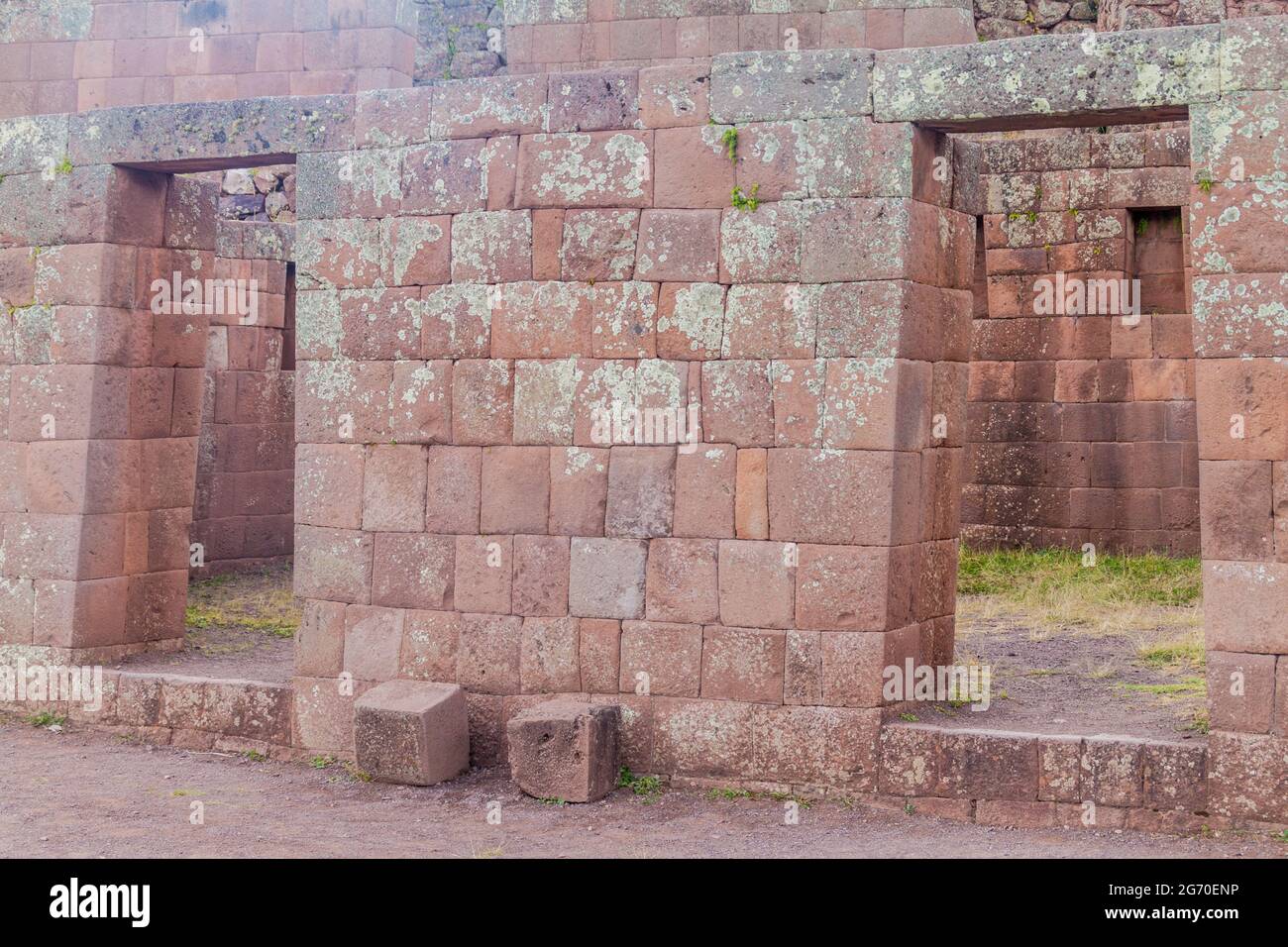 Ancient Inca's ruins in Pisac village, Sacred Valley of Incas, Peru ...